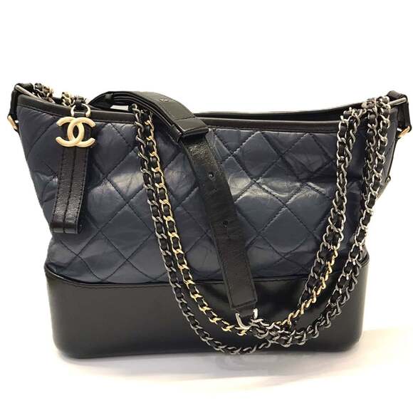 CHANEL | Bags | Chanel Blue Shoulder Bag | Poshmark